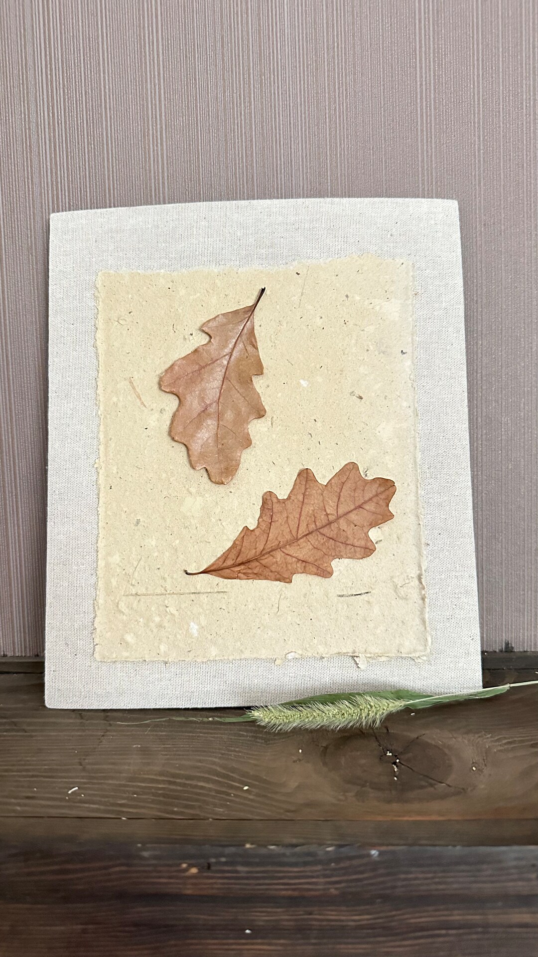 Dry Pressed Leaves Farmhouse Wall Decor - Etsy