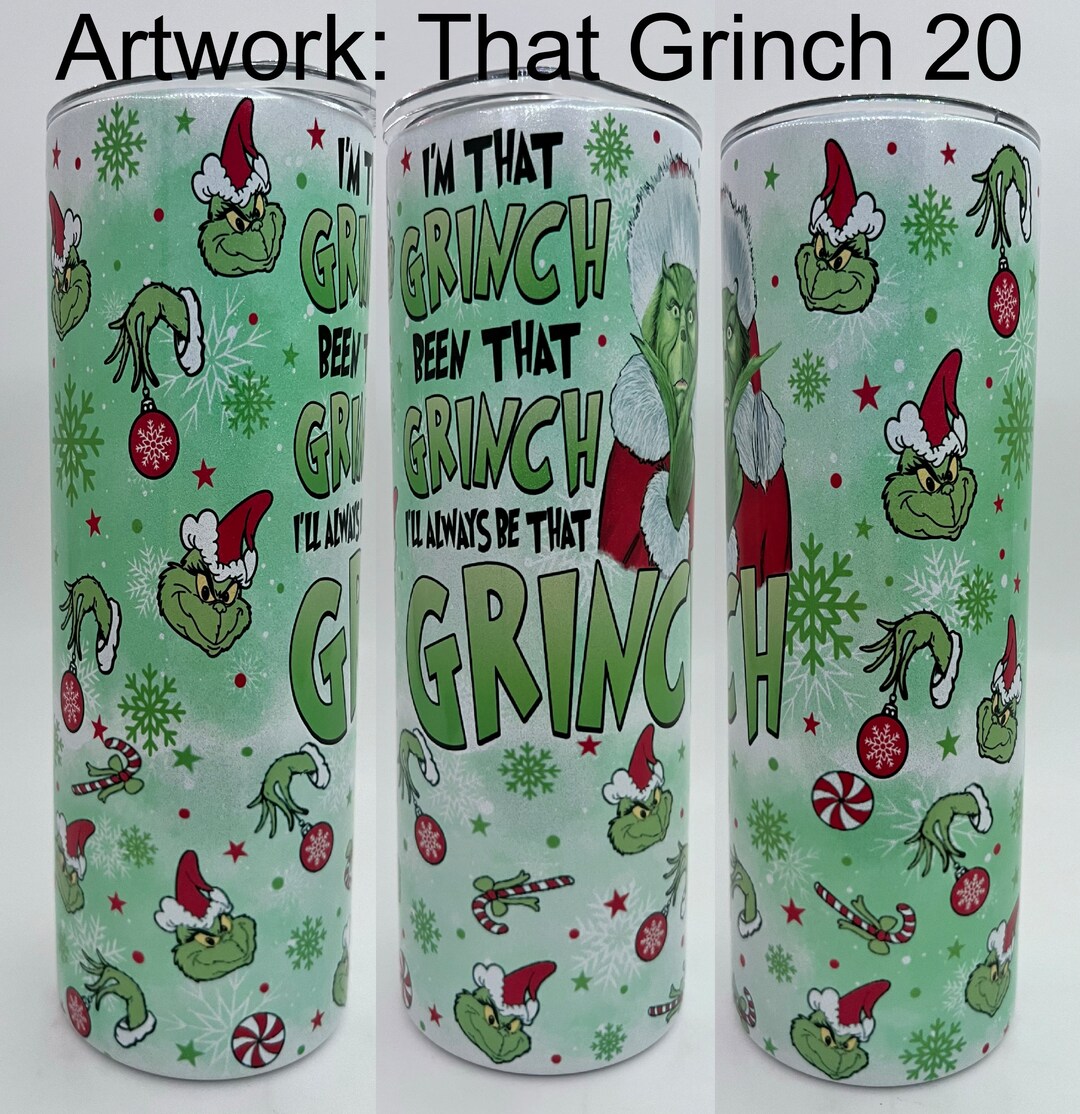 Grinch Tumbler Gift Grinch Cup - Various Sizes and Finishes - Etsy