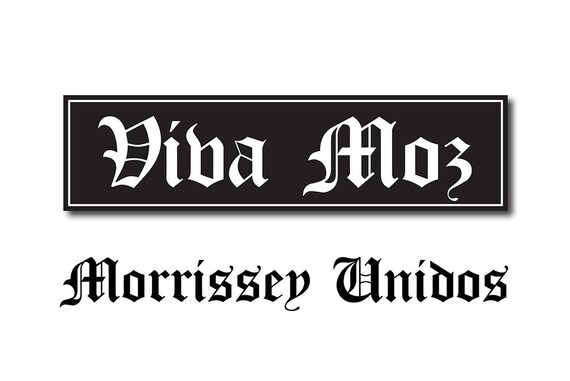 Viva Moz Bumper Sticker Moz Sticker Moz Decal Morrissey - Etsy