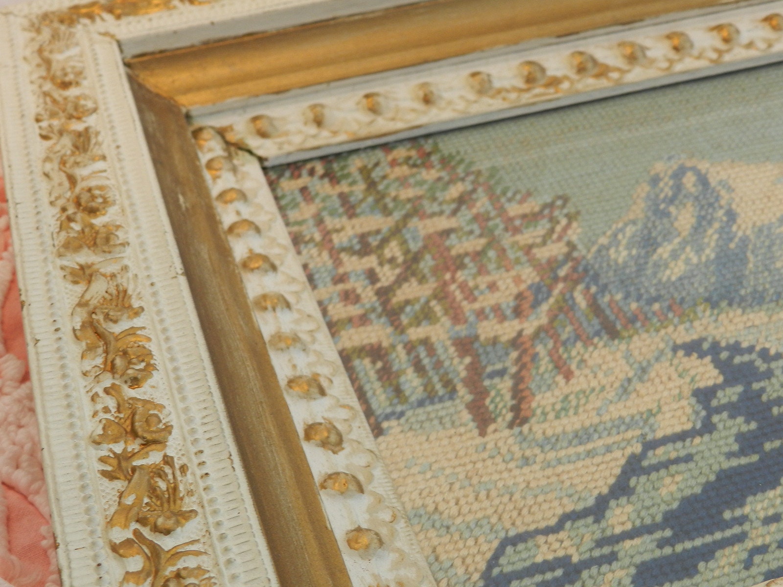 FRENCH COUNTRY SHADOW Box/winter Scene - Etsy