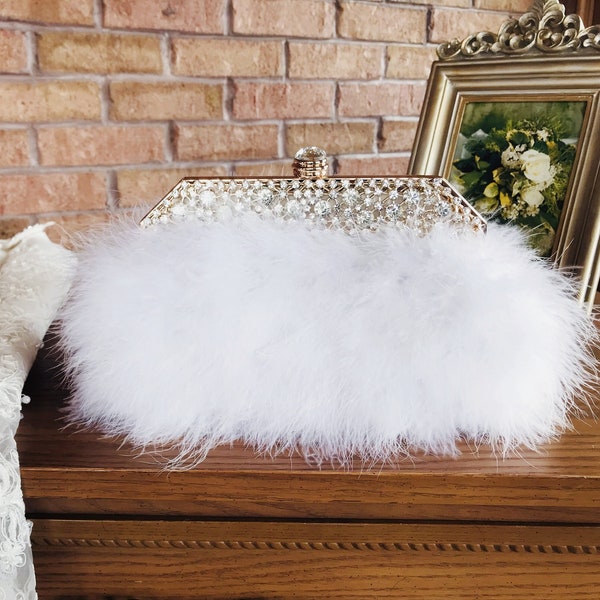 Ostrich Feather Purse - Etsy