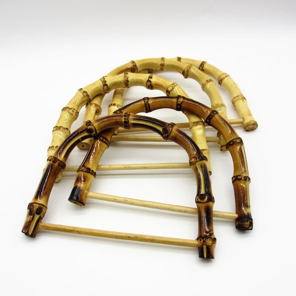 Bamboo Handle Bag - Etsy