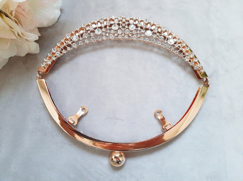 Gorgeous Sparkling Kiss Lock Purse Frame Include a FREE - Etsy