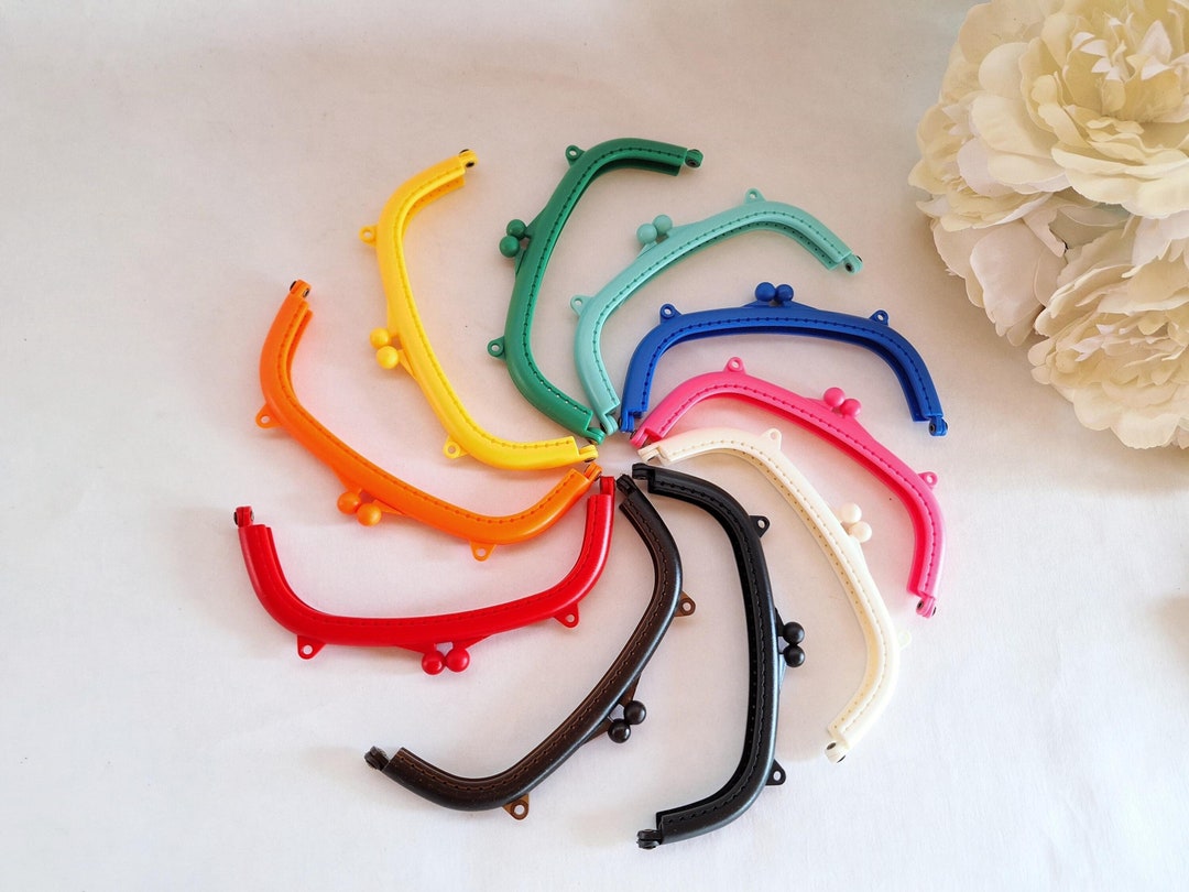 4 Sizes Candy 10 Colors Purse Frame Plastic Bag Frame 16cm 6" Bright ...