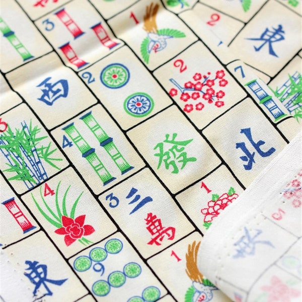 Mahjong Fabric by the Yard - Etsy