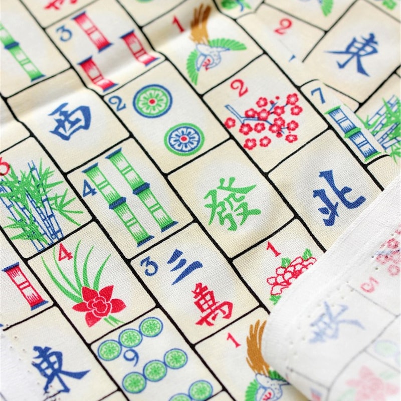 Mahjong Fabric by the Yard - Etsy