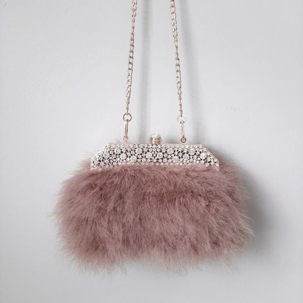 Ostrich Feather Purse - Etsy