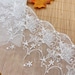 White Starfish Shell Embroidery Lace Mesh Lace Accessories DIY Curtain ...