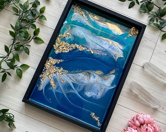 Abstract Resin Art | Etsy