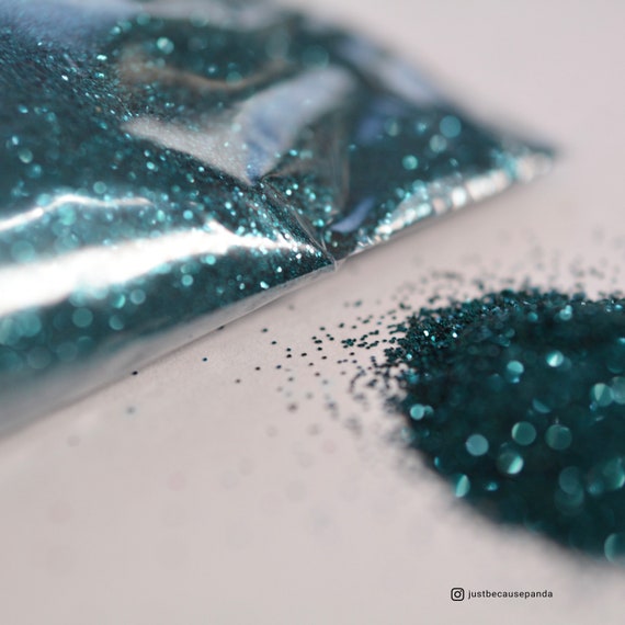 Deep Ocean Glitter 0.2mm Fine Glitter Dark Teal Glitter | Etsy