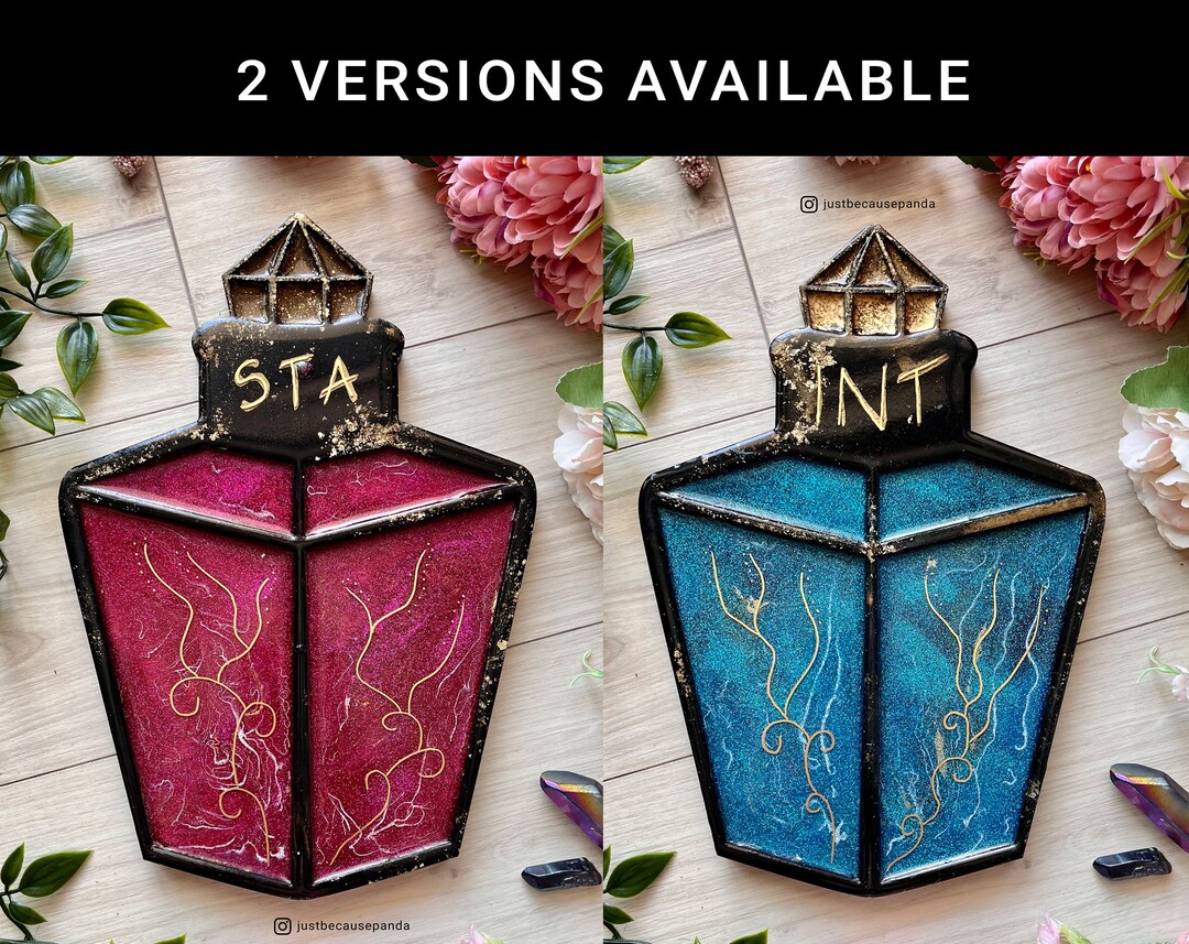 Big Stamina Pot Painting, Gamer Art, Geek Gift, MTG Gift, Larp Gift ...