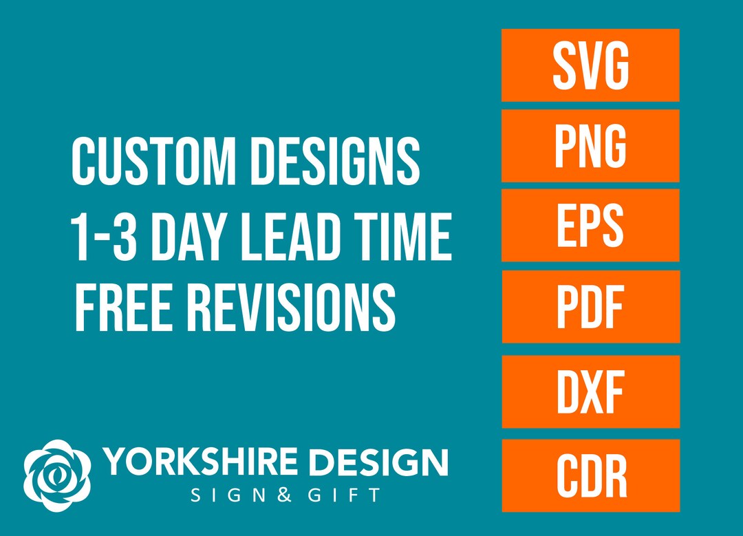 Custom SVG Vector Cut File Bespoke Digital Design Download Pdf Jpeg Eps ...