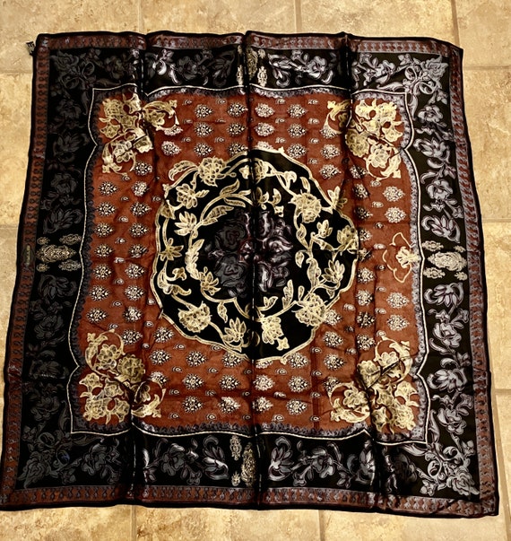 Vintage silk scarf Etro - Gem