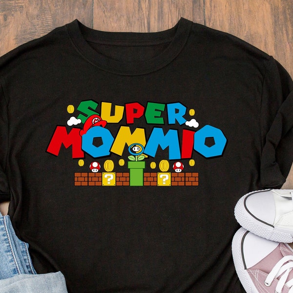Super Mario Mom Birthday Shirt - Etsy