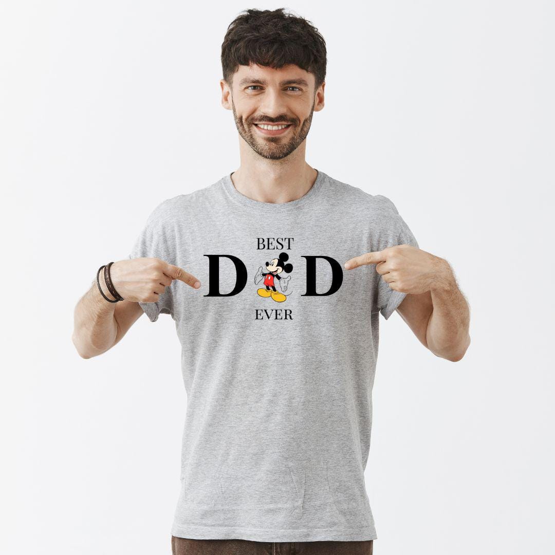 Mickey Mouse, Best Dad Ever Shirt, Disney Dad, Father's Day T-shirt ...
