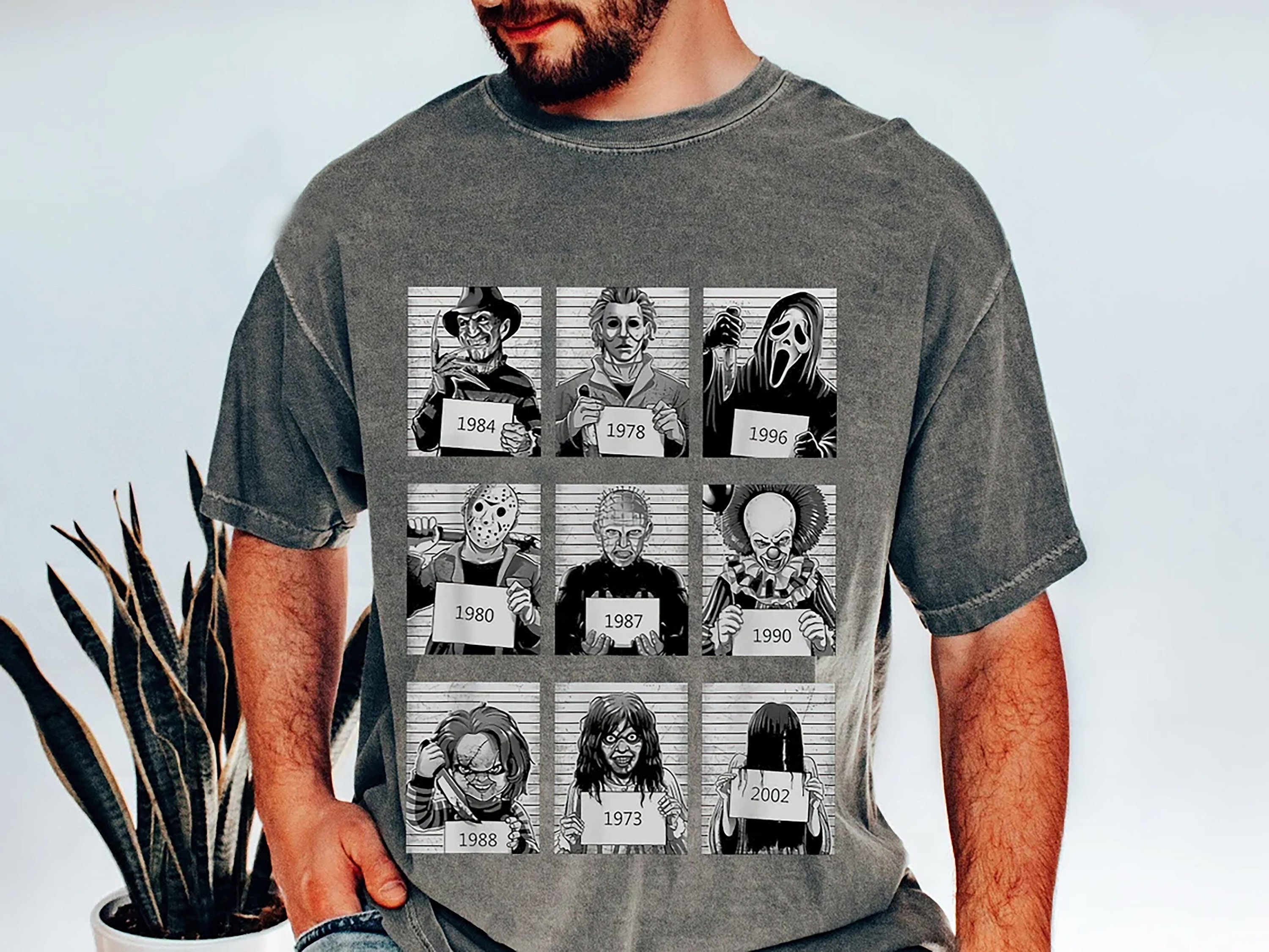 Horror Movie Character Shirt, Horror Shirt, Spooky Shirt, Halloween ...