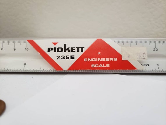 Vintage Pickett 235E Engineer's Scale made in Germany | Etsy