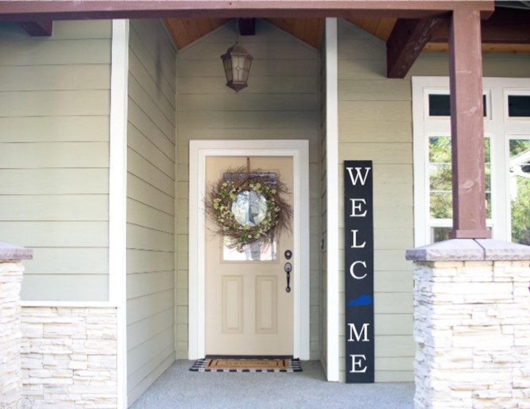 State Welcome Sign Wooden Welcome Sign Welcome With State as O State ...