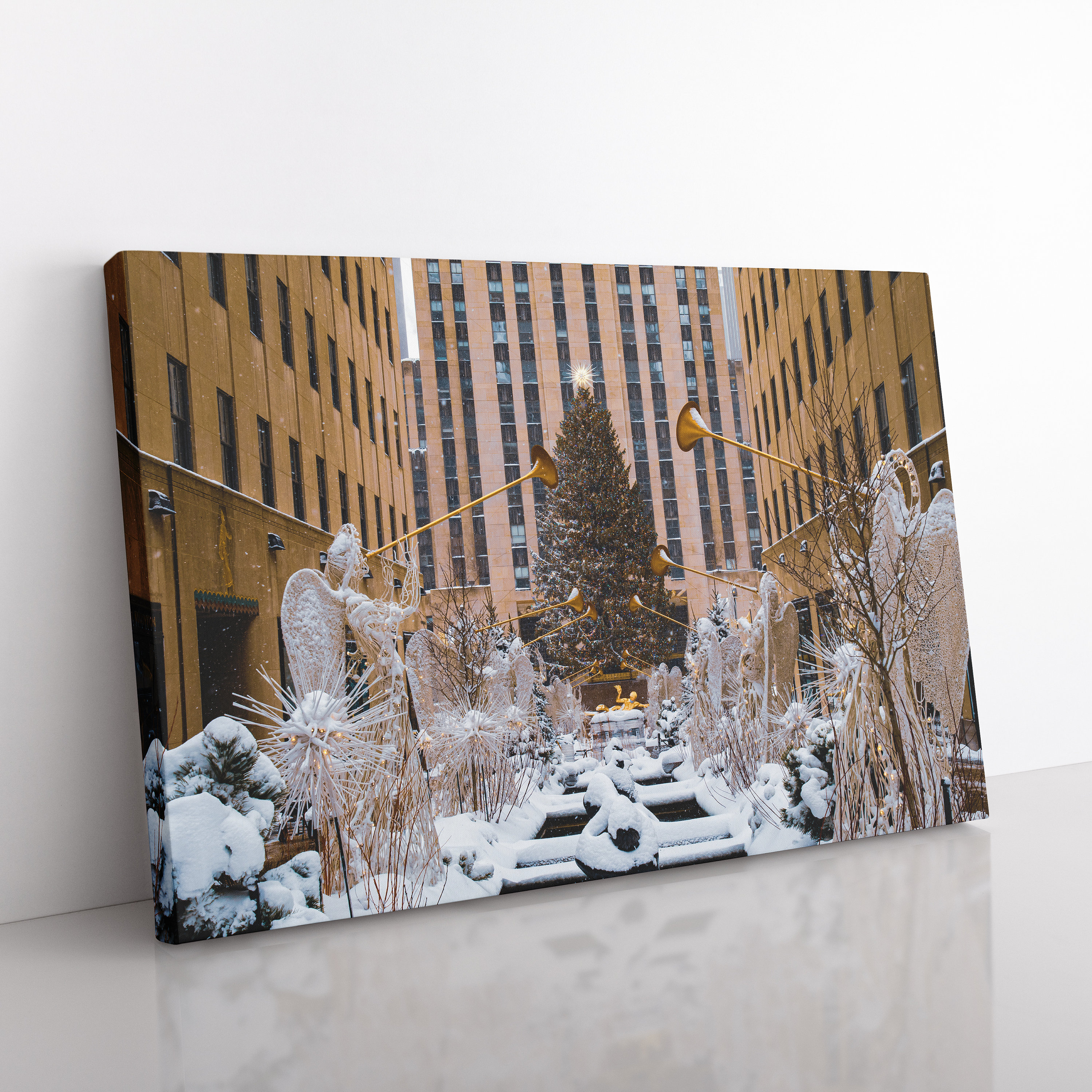 Snowy Christmas Tree Tumblr