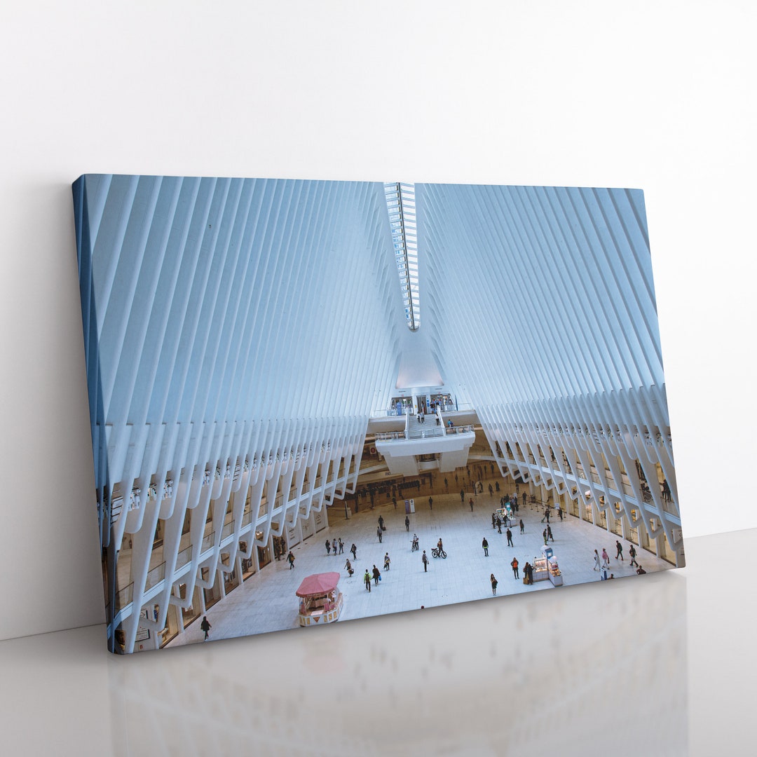 Oculus New York Canvas Print, Modern Home Decor, NYC Wall Art, Gifts ...