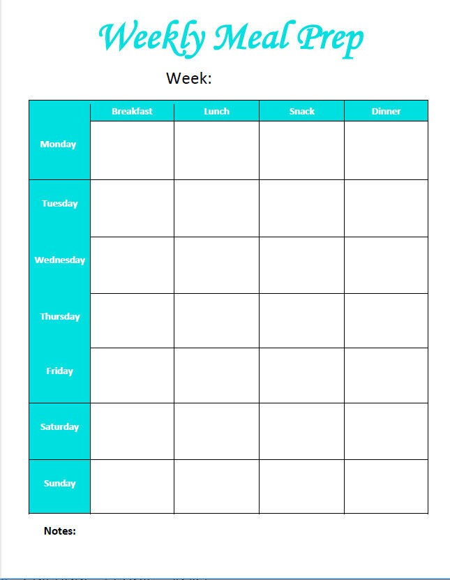 Weekly Meal Planner Printable Kit Instant Download - Etsy