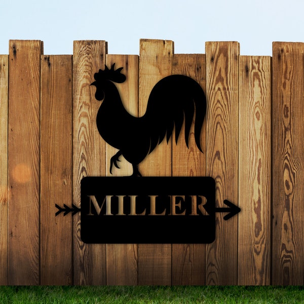 Metal Rooster - Etsy