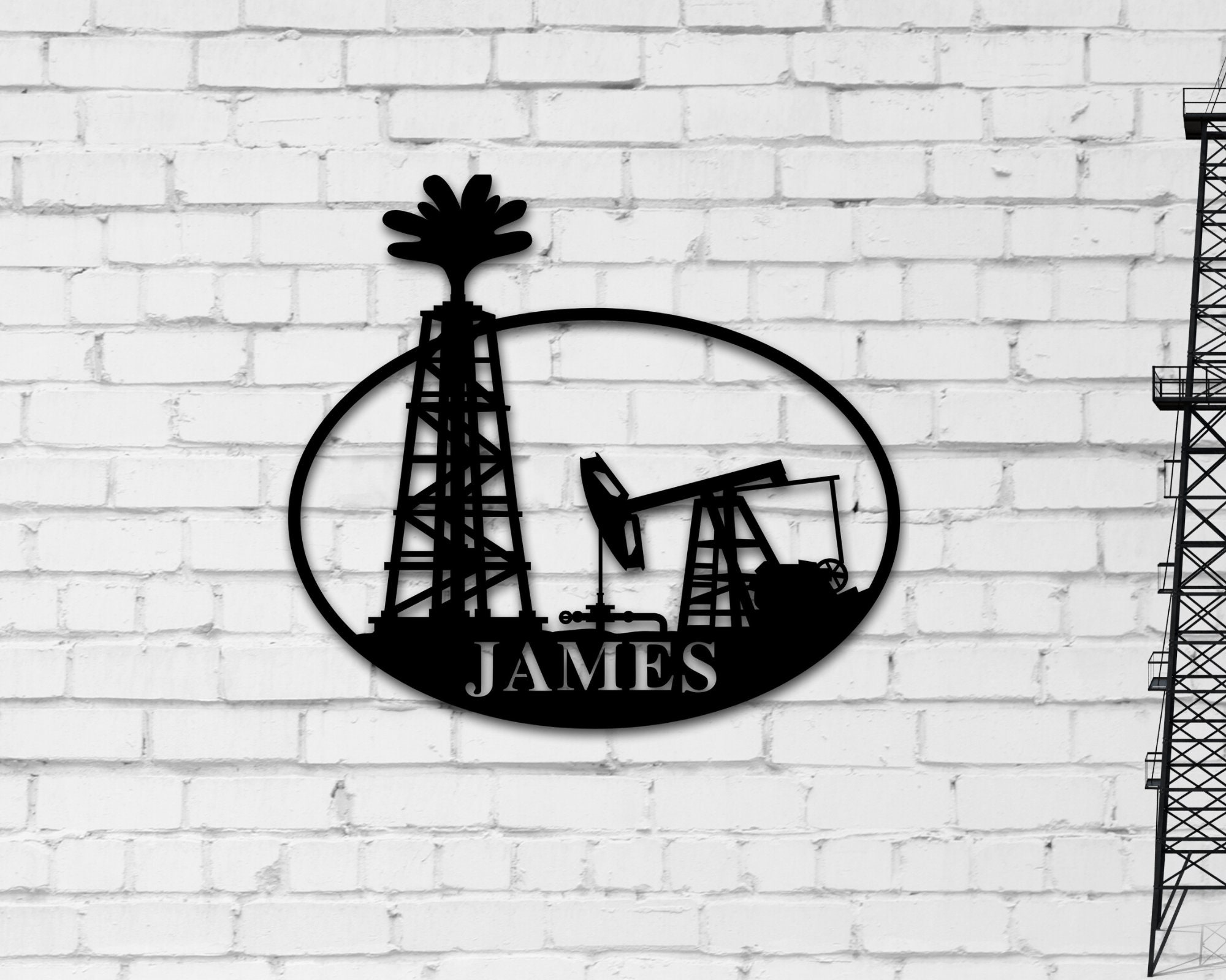 Custom Oilfield Sign, Oilfield Decor, Oil Pump Sign, Oil Rig Sign ...