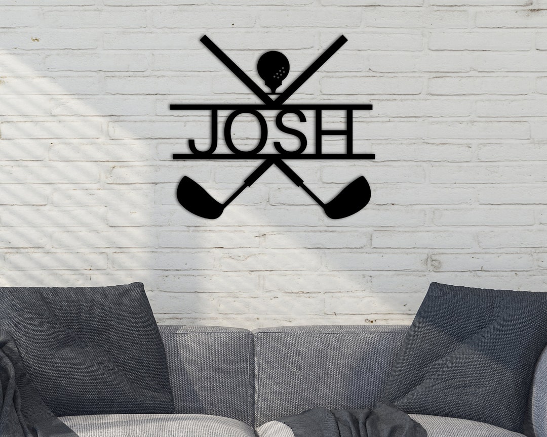 Custom Metal Golf Sign, Golfer gift,Golf,Golfer,Custom Metal Sign ...