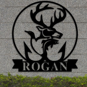 Wildlife Custom Sign|fishing Camp|hunting Sign|welcome Sign|deer Sign ...