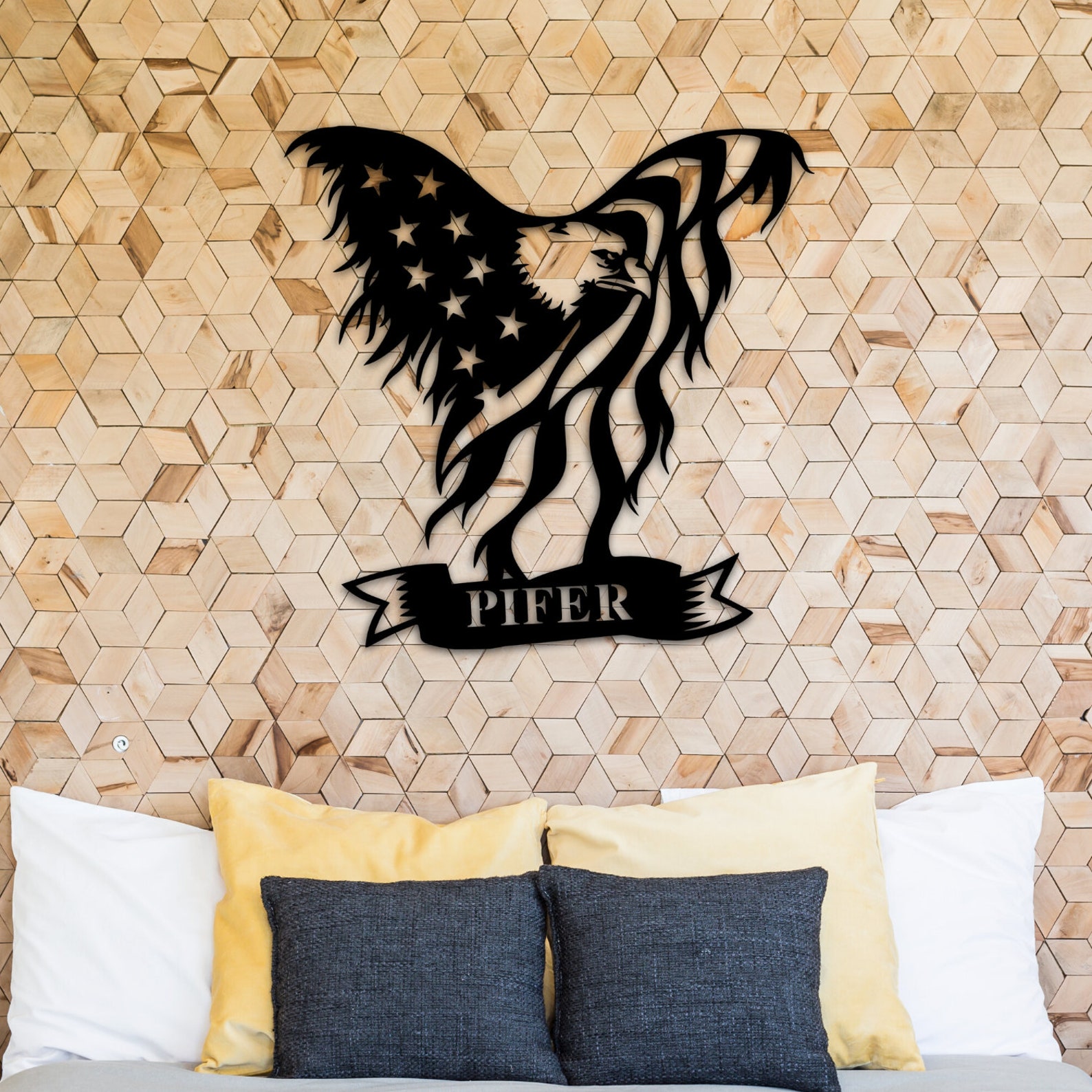 Custom Metal Eagle Sign Wall Hanging Eagle Sign American | Etsy