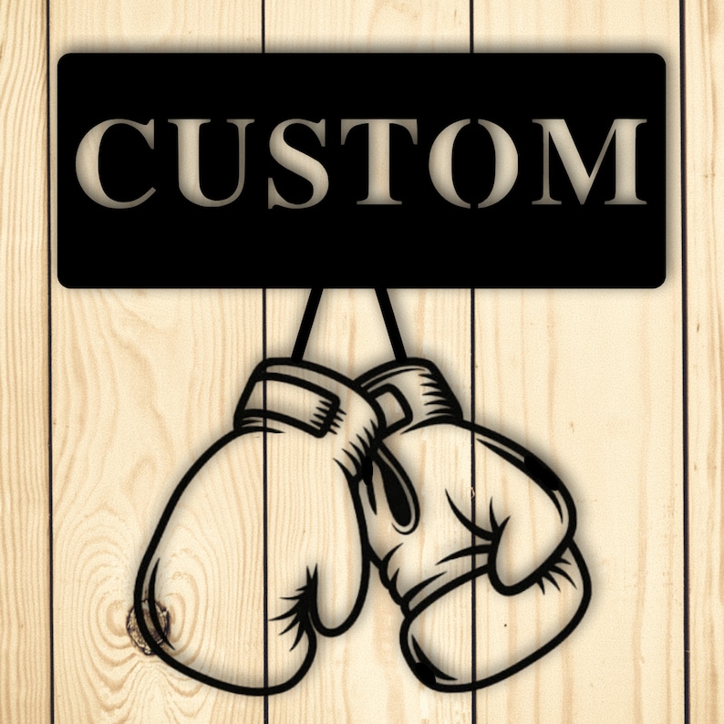 Personalized Boxing Signcustom Sign Wall Hanging Boxing - Etsy