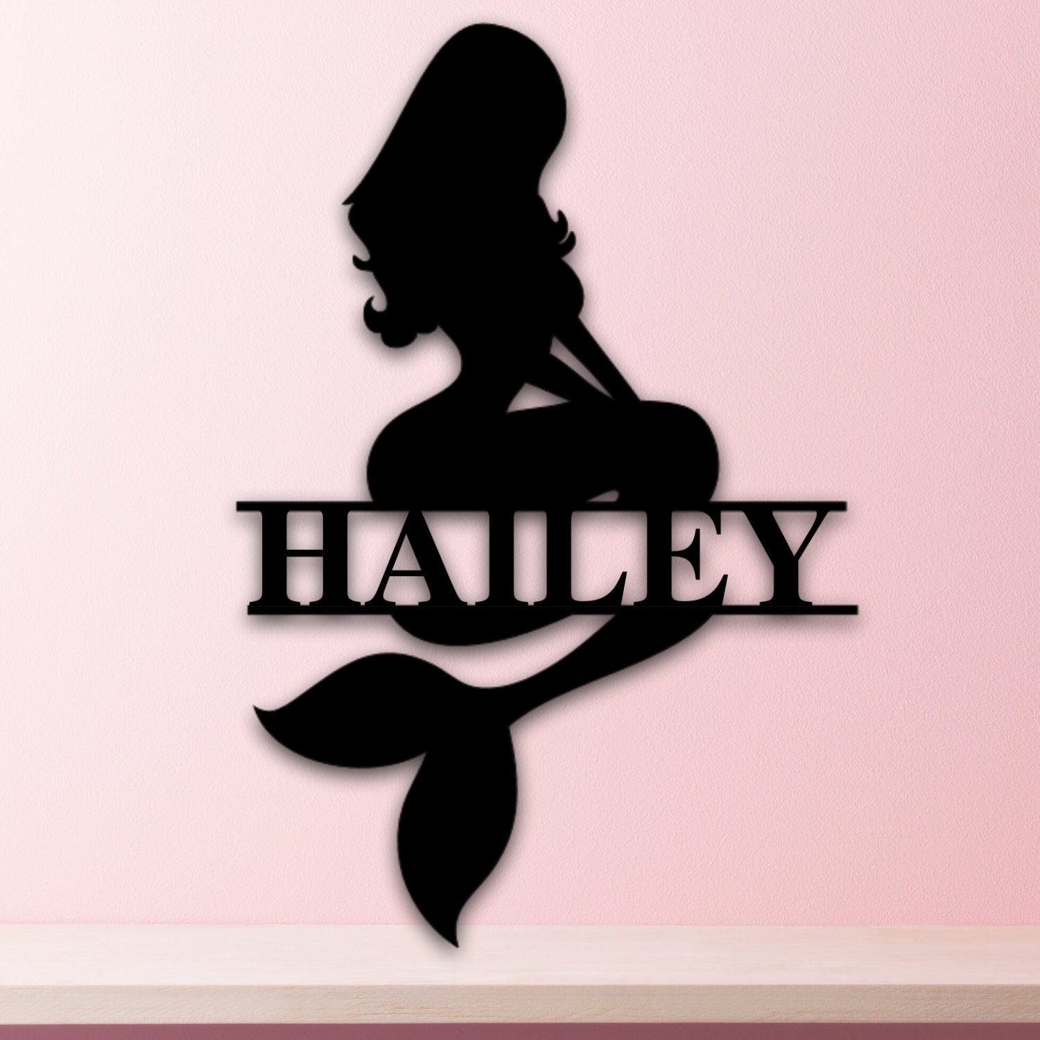 Custom Wall Sign wall decor Mermaid sign Mermaidocean | Etsy