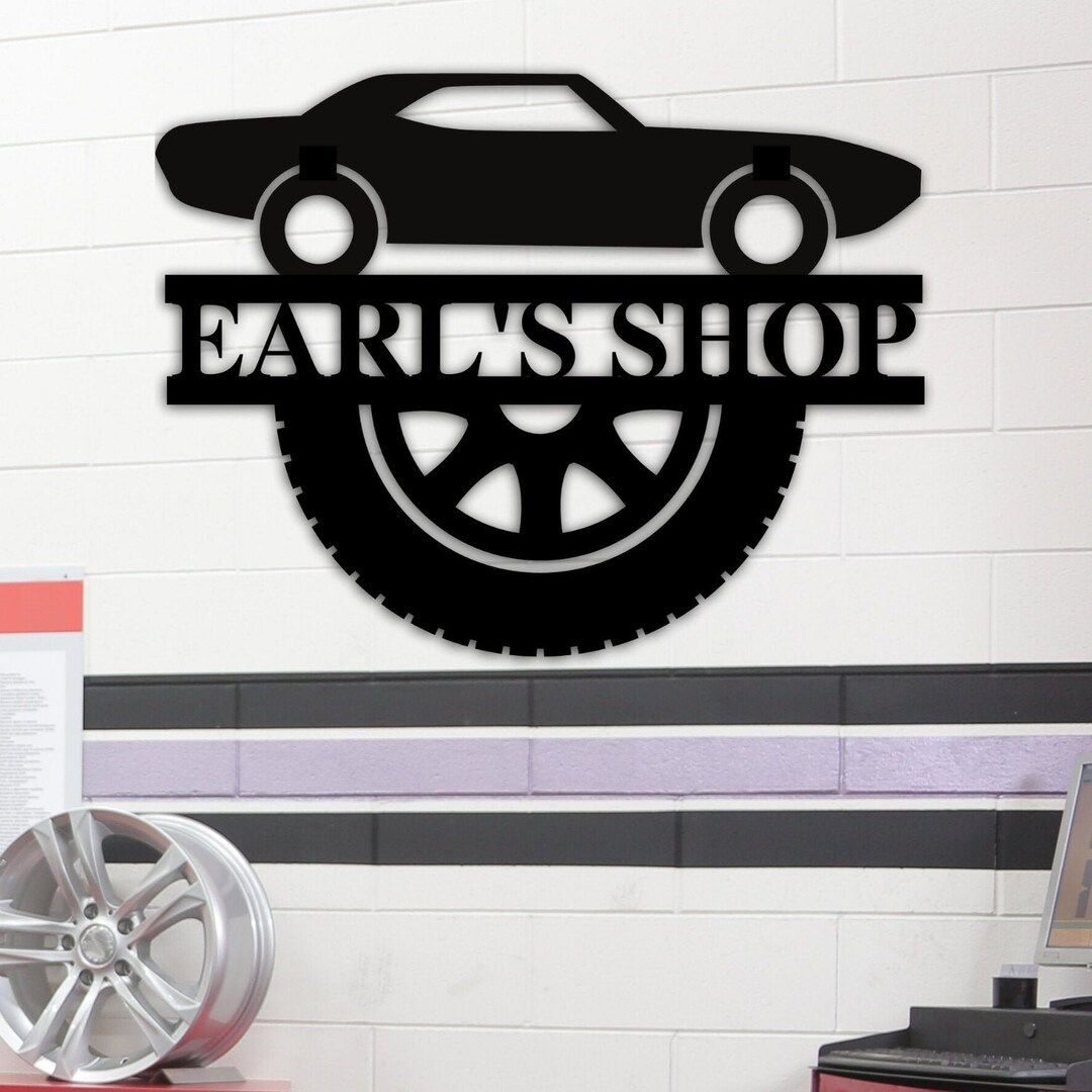 Personalize Metal Sign,car Sign,garage,car,racing,race Car,gift ...