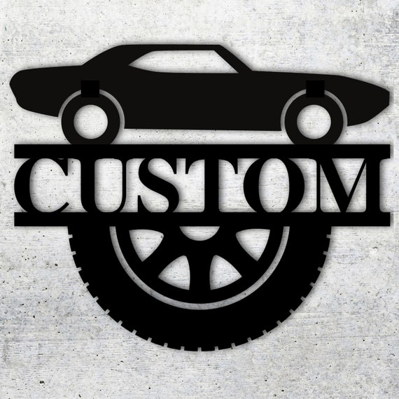 Car Custom Metal Signcar Signgaragecarracingrace - Etsy