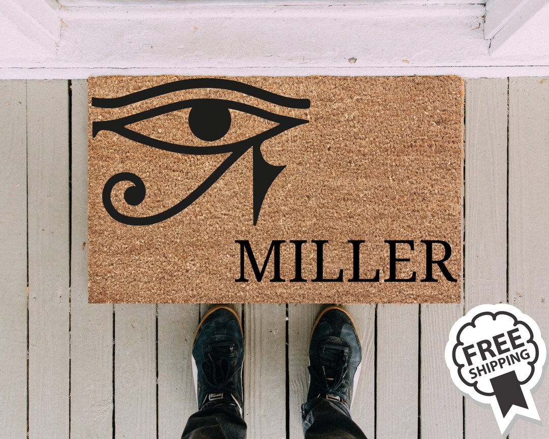 Custom Eye of Ra Doormat|eye of Ra|custom|ra Decor|custom Doormat|door ...