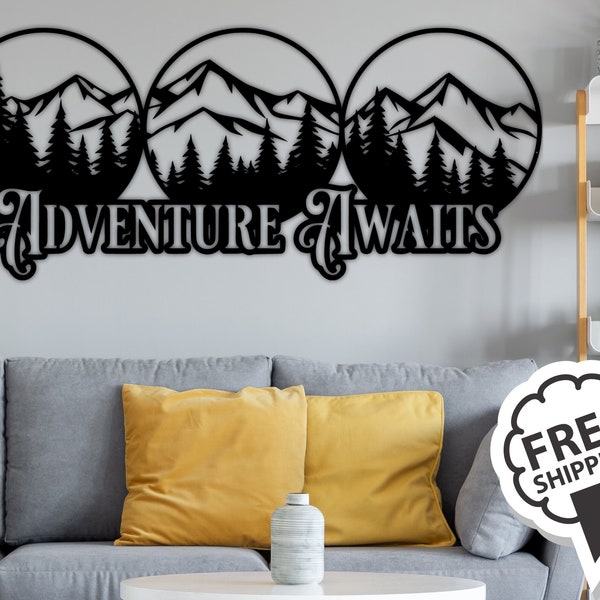Adventure Metal Sign - Etsy