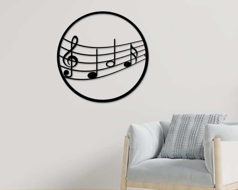 Music Decor Music Sign Music Room Decor Musical Note Sign - Etsy
