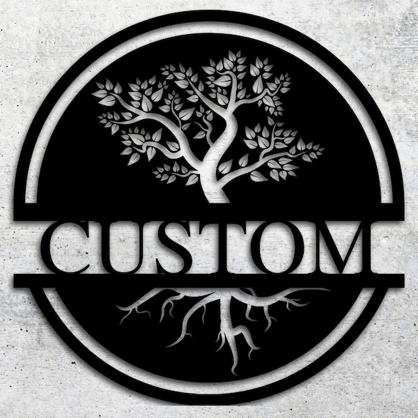 Oak Tree Sign - Etsy