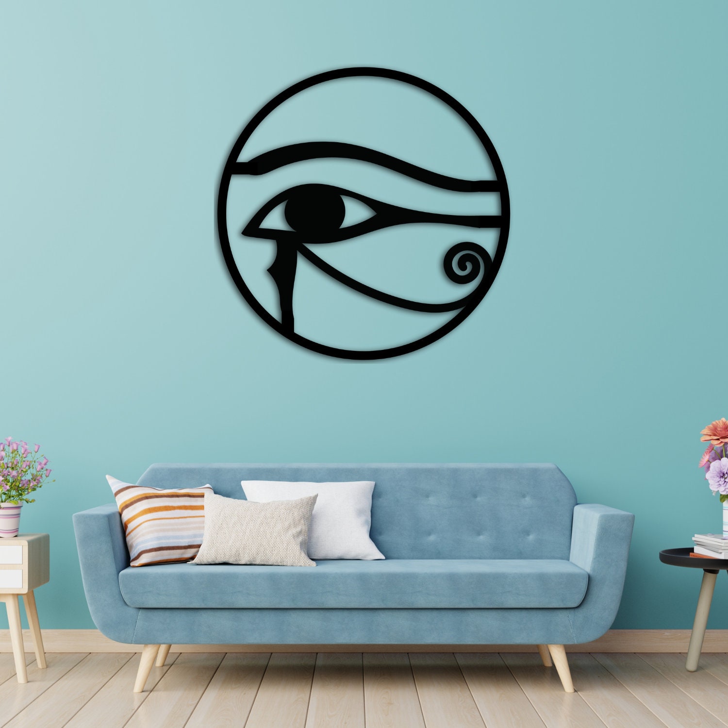 Eye of RaWall Signmetal signwall decorsunEgyptianwall | Etsy