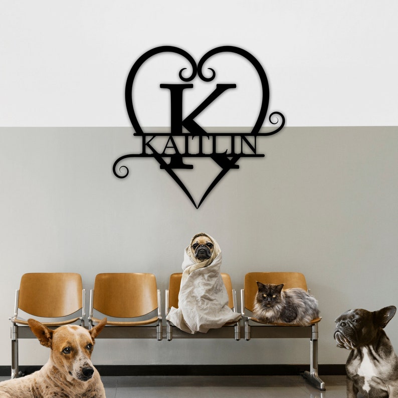 Custom Heart Name Sign! Custom Metal Sign, Family Name Sign,custom ...