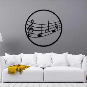 Music Decor, Music Sign, Music Room Decor, Musical Note Sign, Record ...