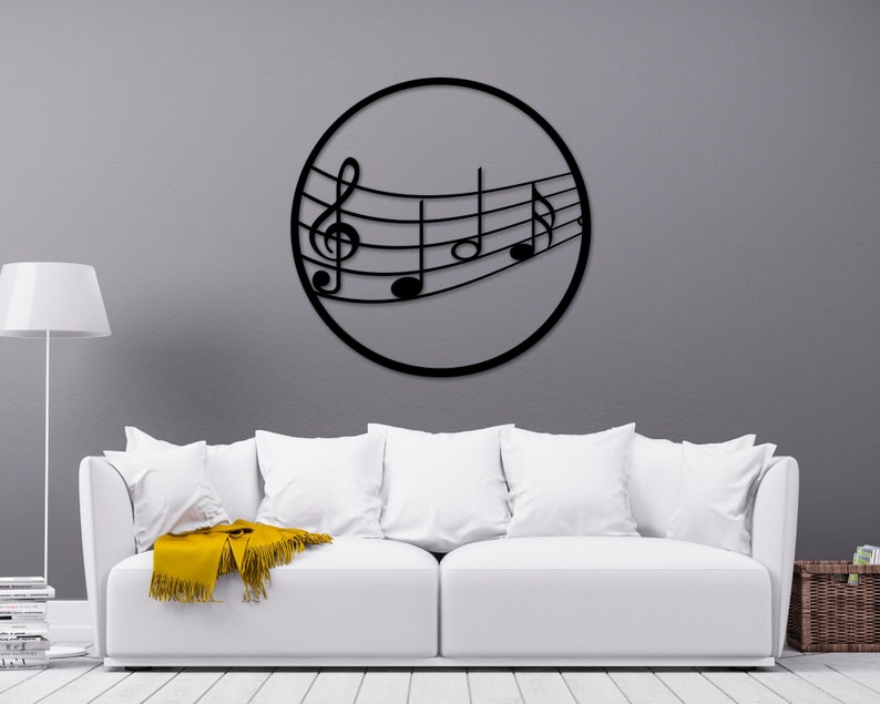 Music Decor Music Sign Music Room Decor Musical Note Sign - Etsy
