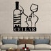 Wine Cellar Wall Sign, Metal Sign, Wall Sign, Wine, Home Decor, Wine ...