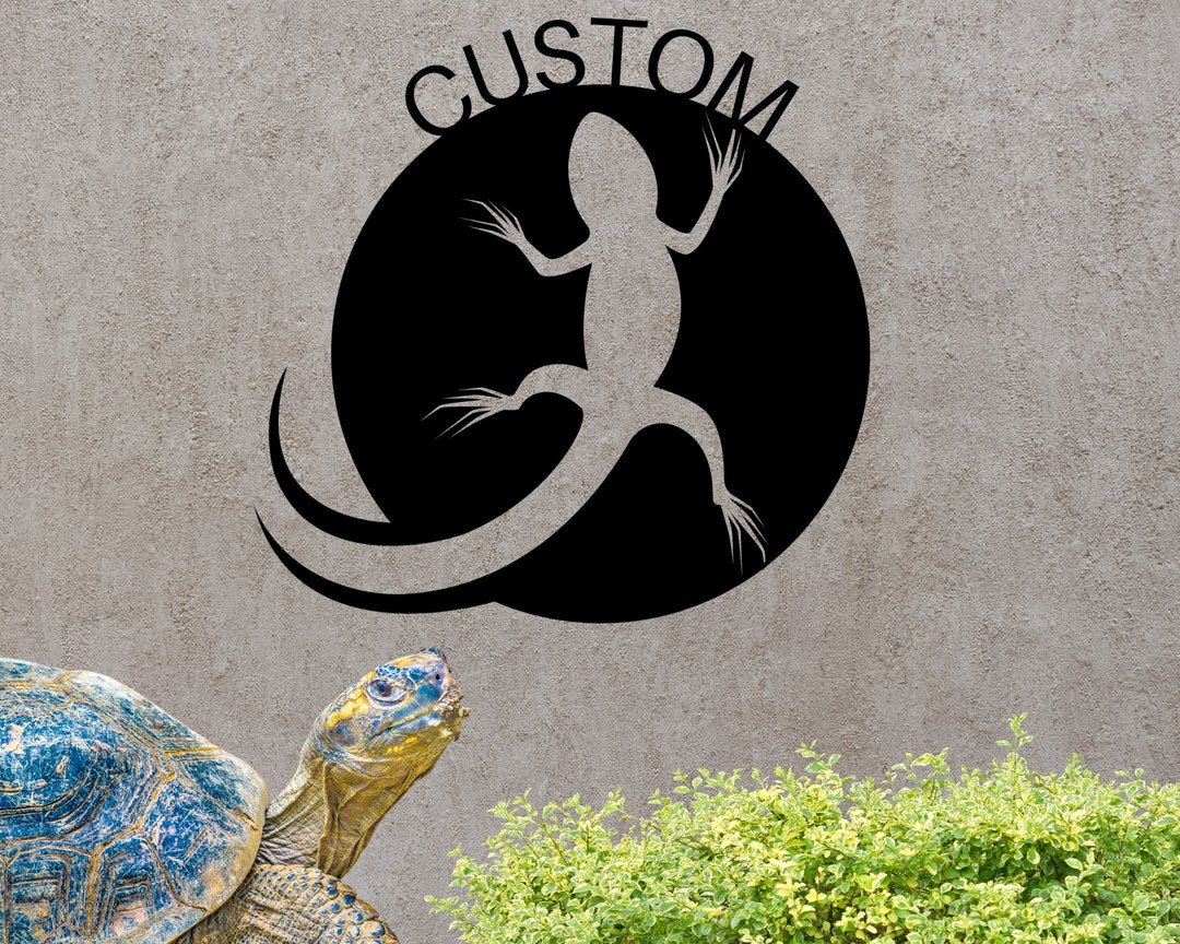 Custom Lizard Wall Sign, Wall Sign, Lizard Sign, Lizard, Custom Sign ...