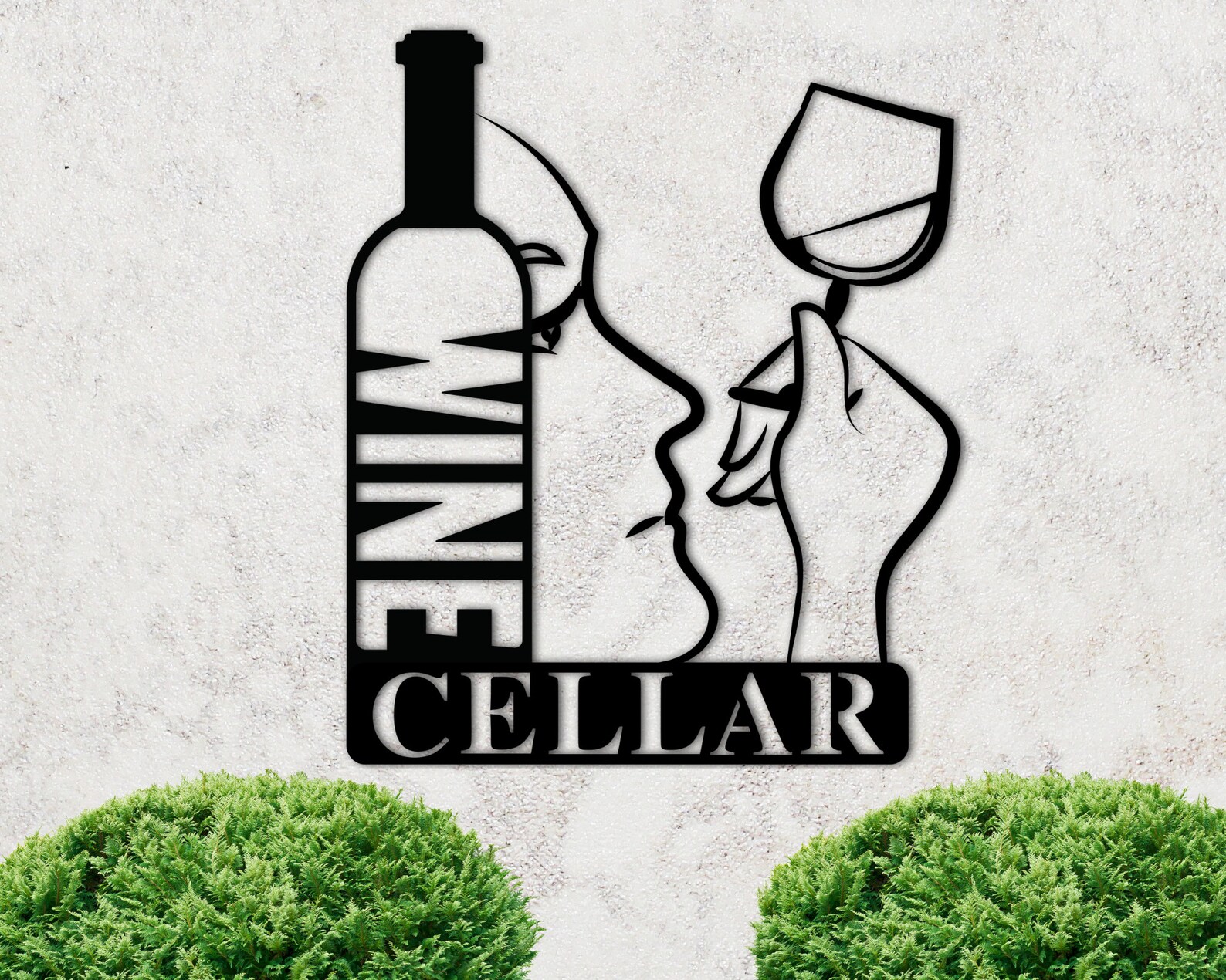 Wine Cellar Wall Sign Metal Sign Wall Sign Wine Home | Etsy