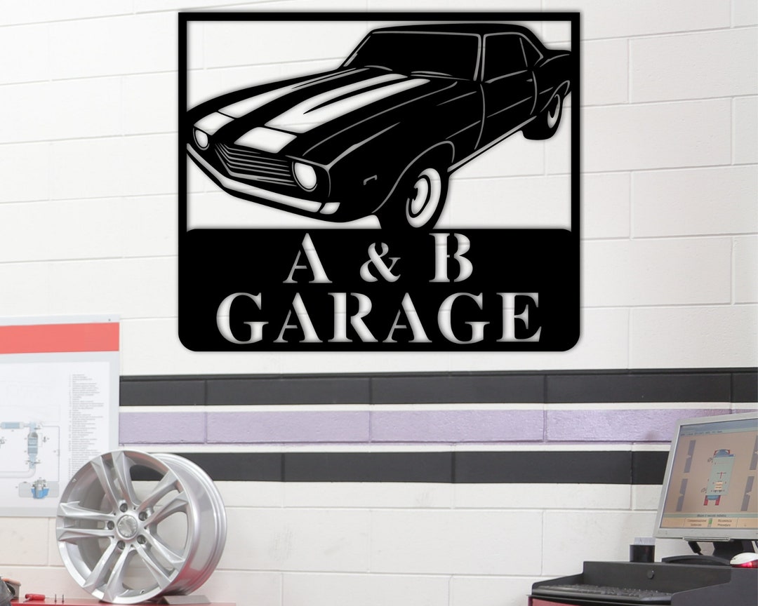 Personalize Car Sign/car Wall Sign/garage/car/wall Sign/race Car ...