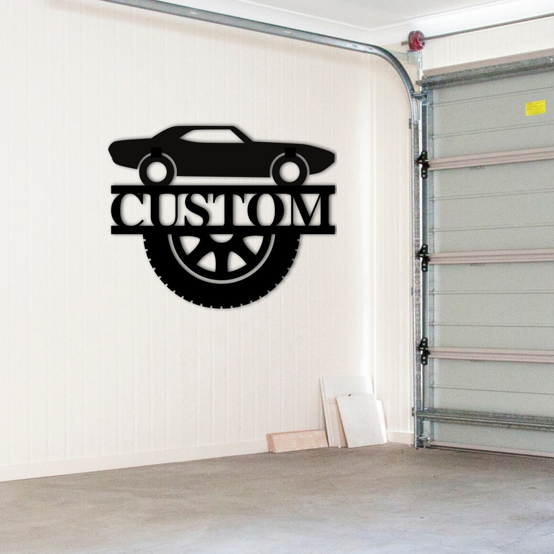 Custom Metal Sign,car Shop Sign,garage,car,racing,race Car,gift ...