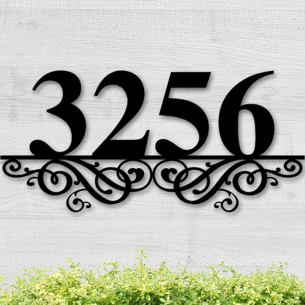 Metal Numbers - Etsy