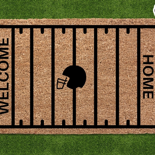 Football Doormat - Etsy