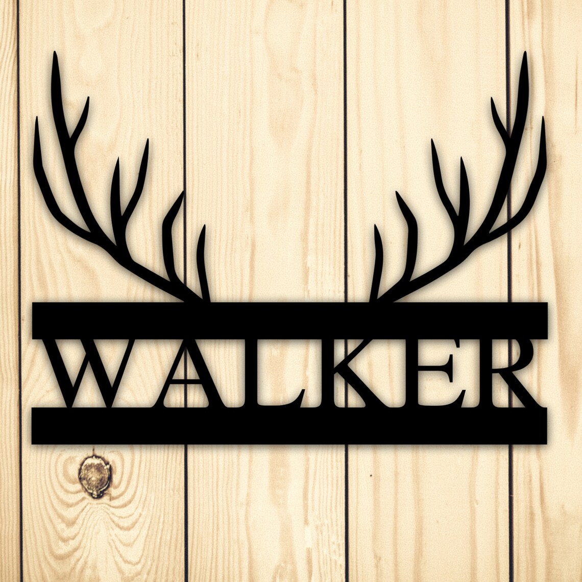 Custom Metal Deer Head Sign Wall Hanging Deer Sign Home - Etsy